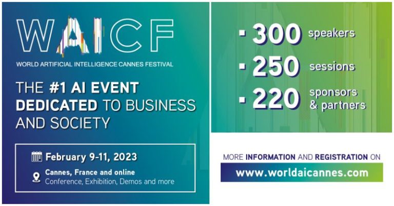 WORLD ARTIFICIAL INTELLIGENCE CANNES FESTIVAL (WAICF) - French Tech Côte d'Azur